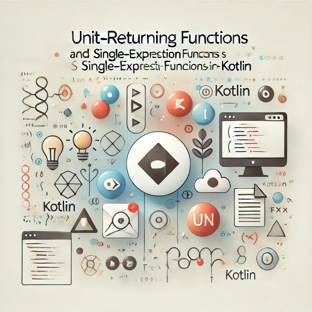 Unit-returning Functions and Single-expression Functions in Kotlin | by ... Unit-returning Functions and Single-expression Functions in Kotlin | by ...
