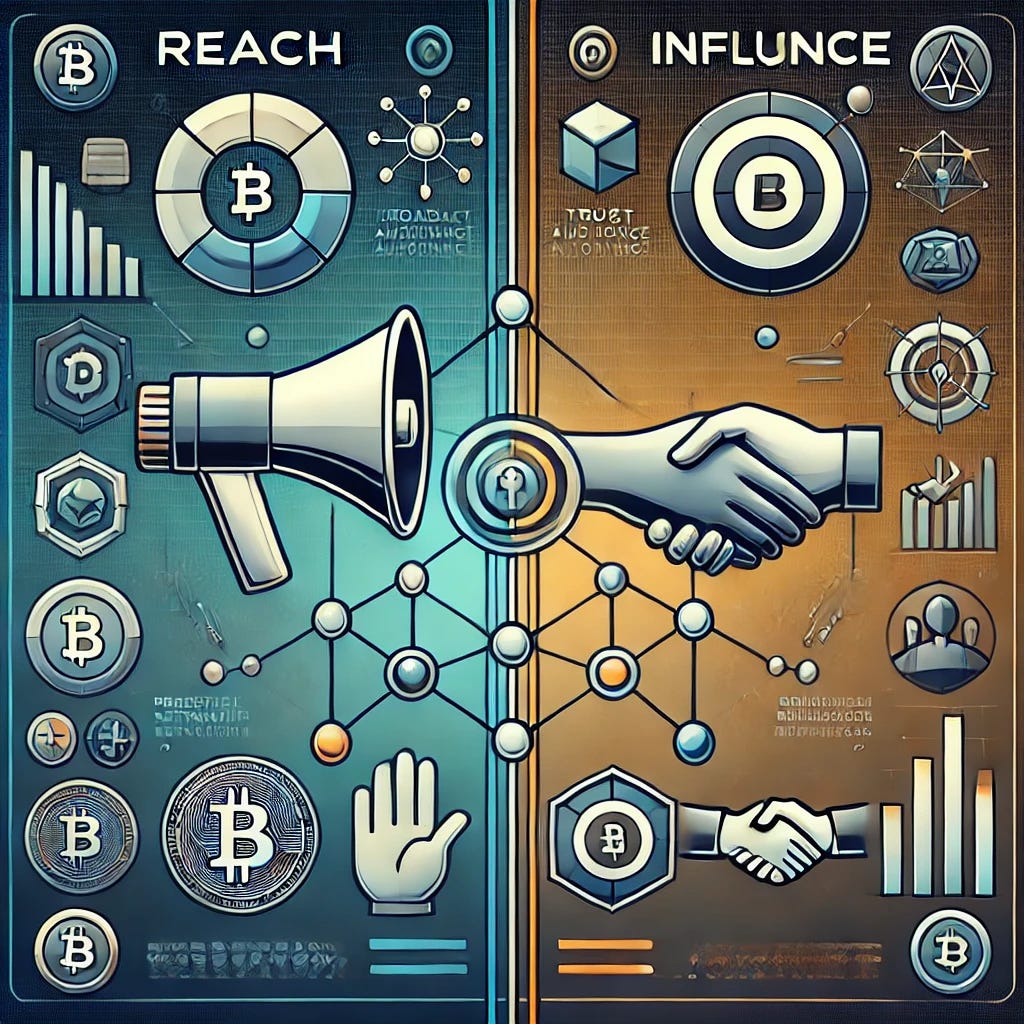 Reach vs. Influence: What’s Really Important in Crypto Marketing? | by ...