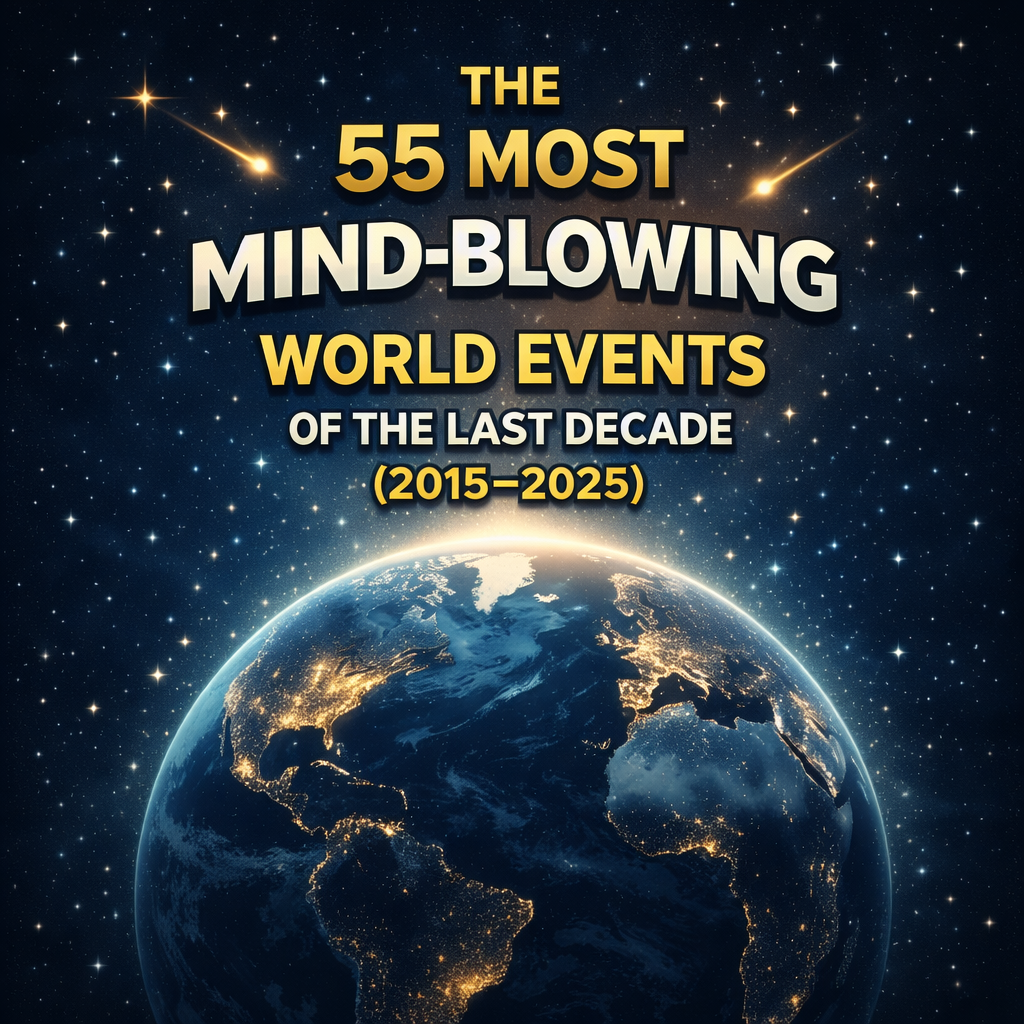The 56 Most Mind-blowing World Events of the Last Decade (2015–2025 ...