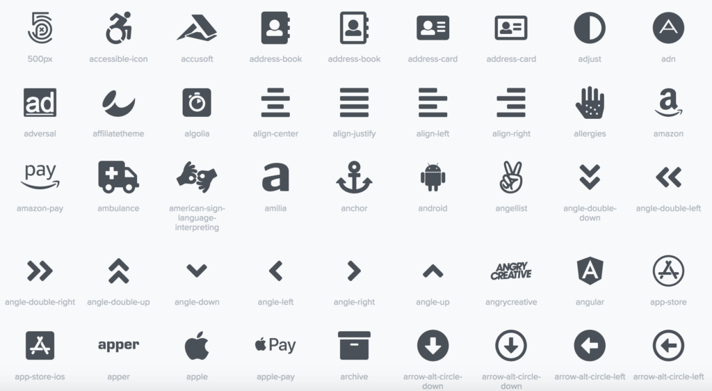 Font Awesome Other Font Icons By Anuj Yadav Medium