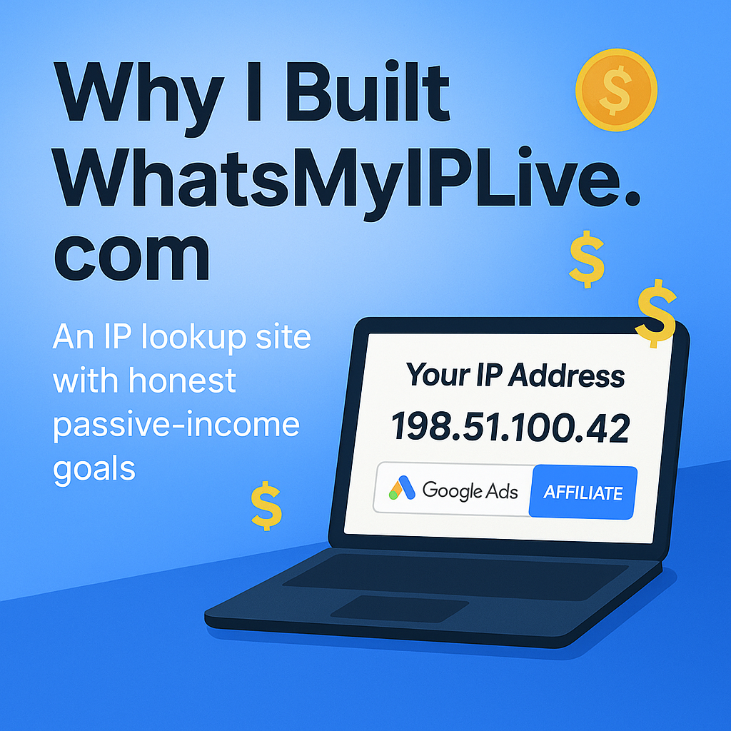 Why I Built WhatsMyIPLive.com (And What I’m Trying To Do With It) | by ...