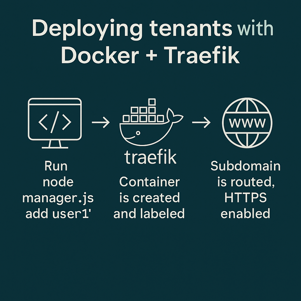 Multi Tenant Container — With Docker and Traefik | by Sajith Amma | Medium