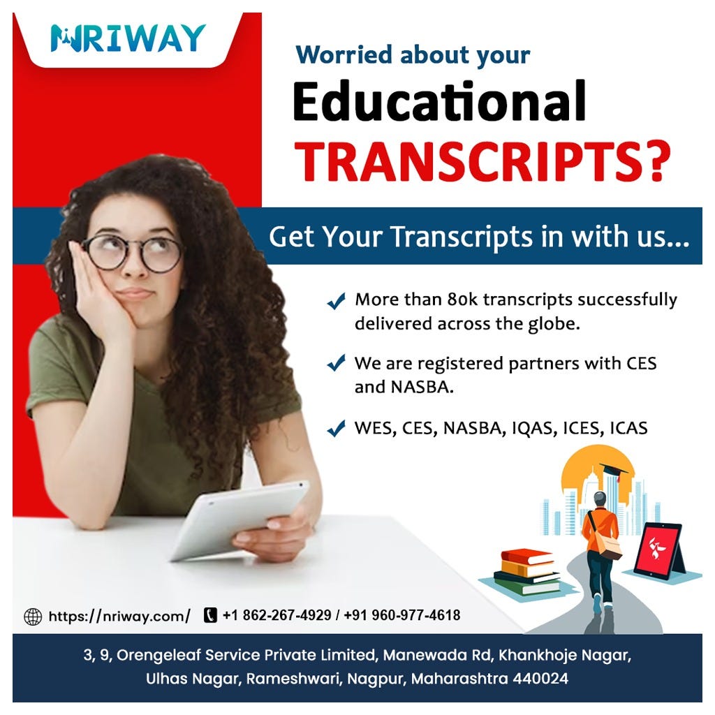 NRI in Canada Get Your University Transcripts Online | by Nriway | Feb ...