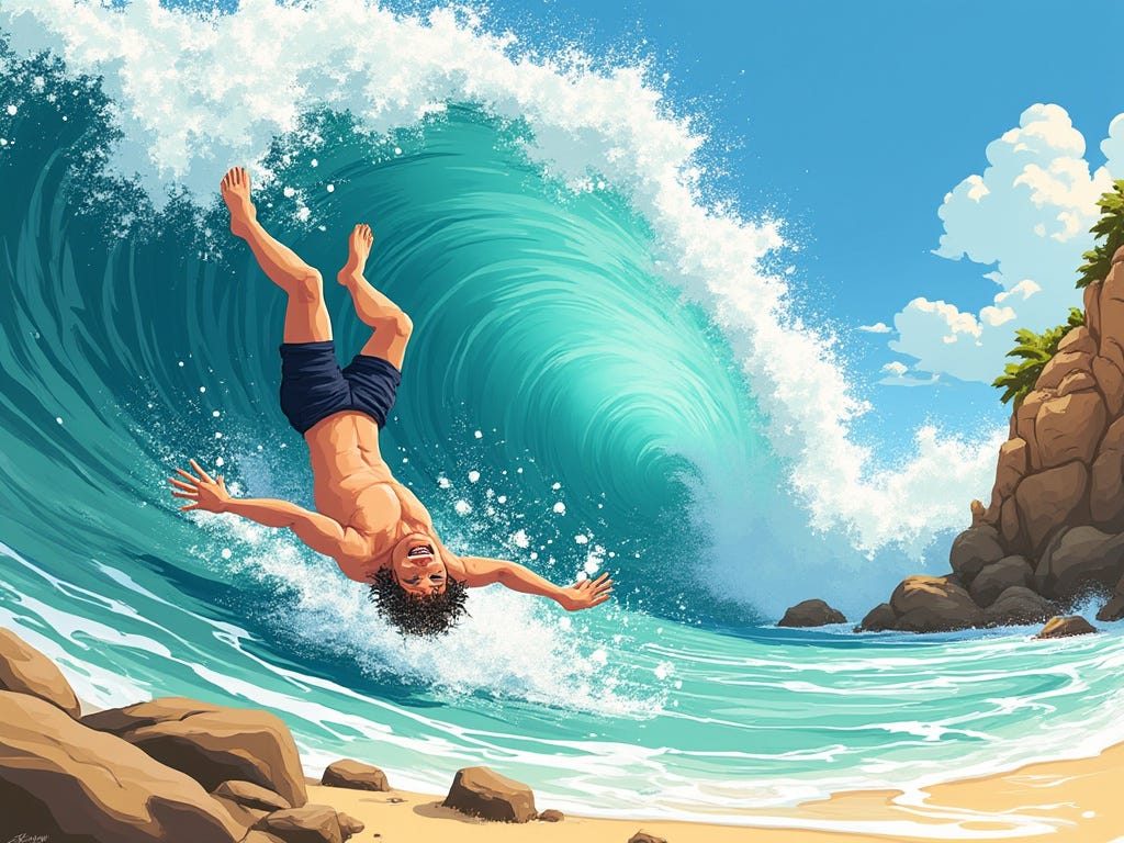 Ride the Blue Wave. I was in the south of Portugal, twenty… | by ...