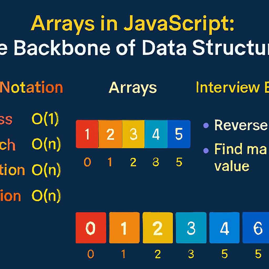 Arrays in JavaScript: The Backbone of Data Structures (With Big-O ...