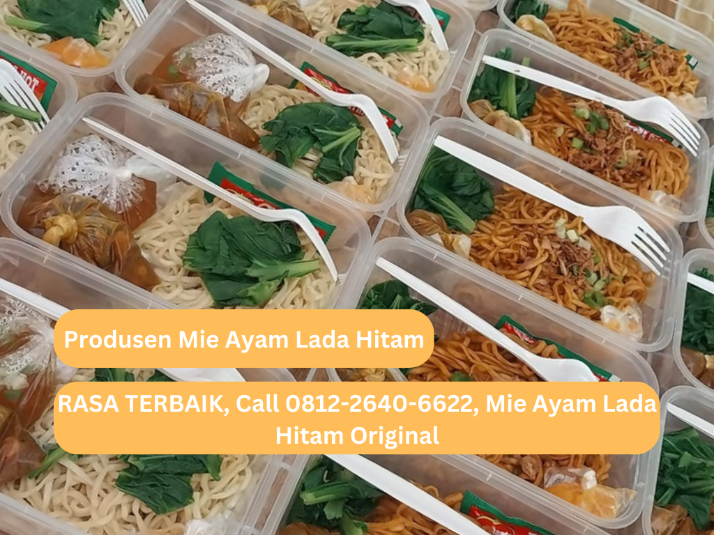 RASA TERBAIK, Call 0812–2640–6622, Mie Ayam Lada Hitam Original | by ...