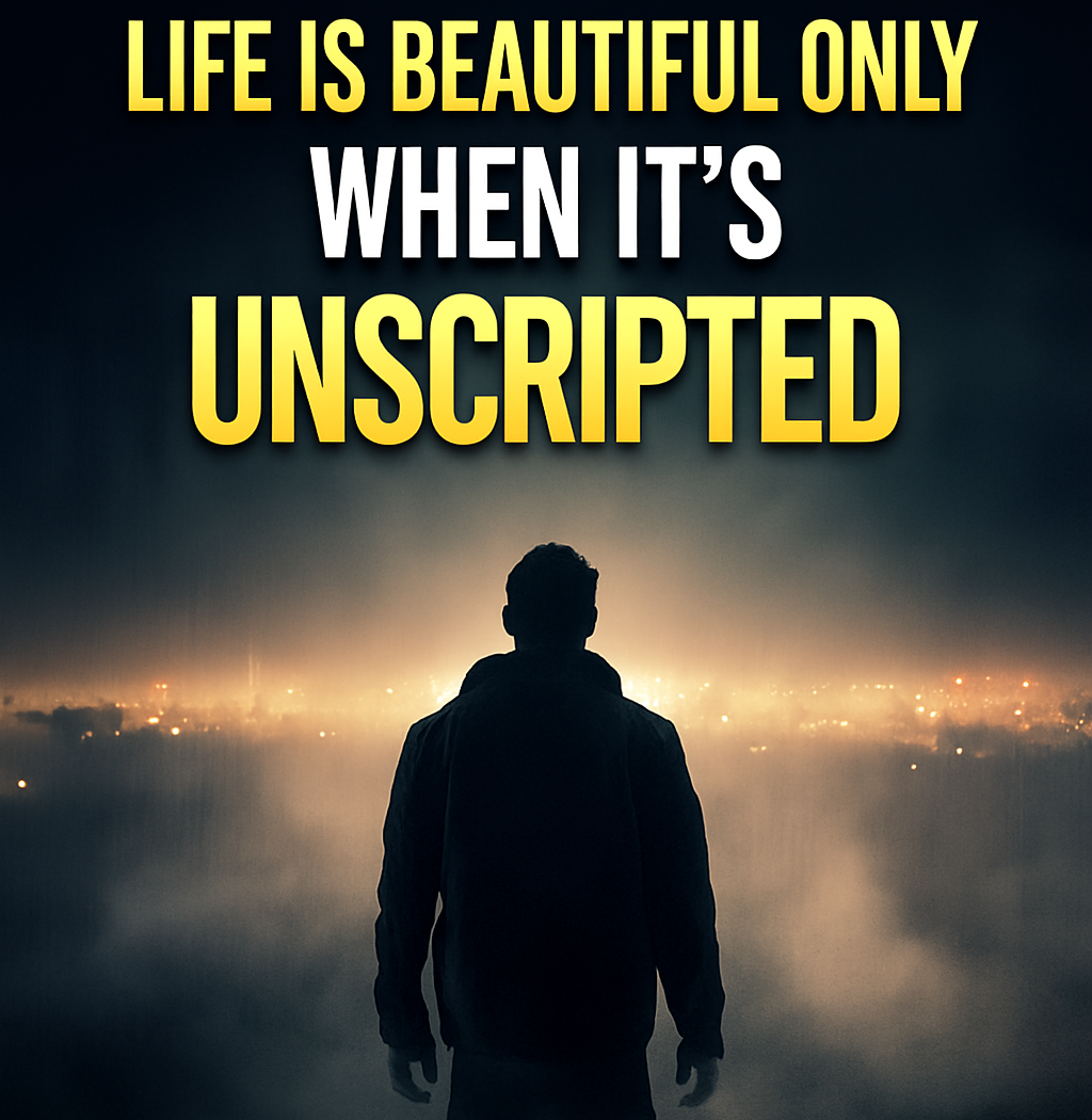 Why Life Is Beautiful Only When It’s Unscripted | by Gaurav Rathi ...