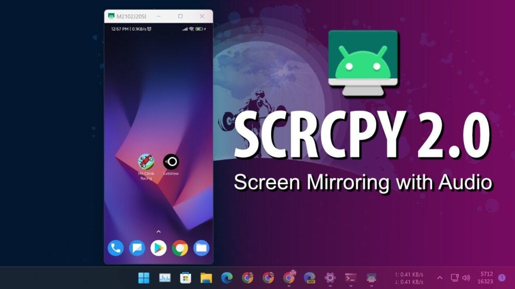 How To Run A Real Android Device On A Laptop Using Python With Scrcpy