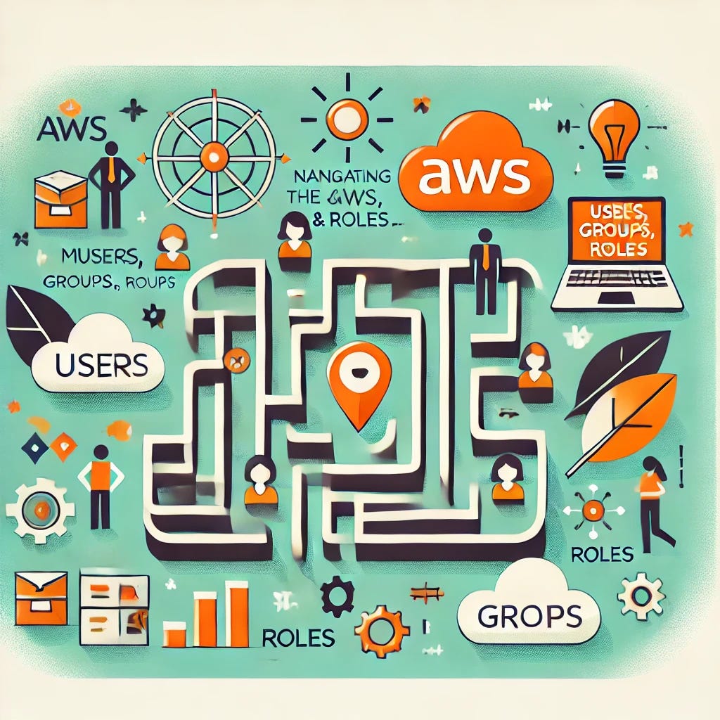 Navigating the AWS Maze: A Fun and Insightful Guide to Managing Users, Groups, and Roles — With ...