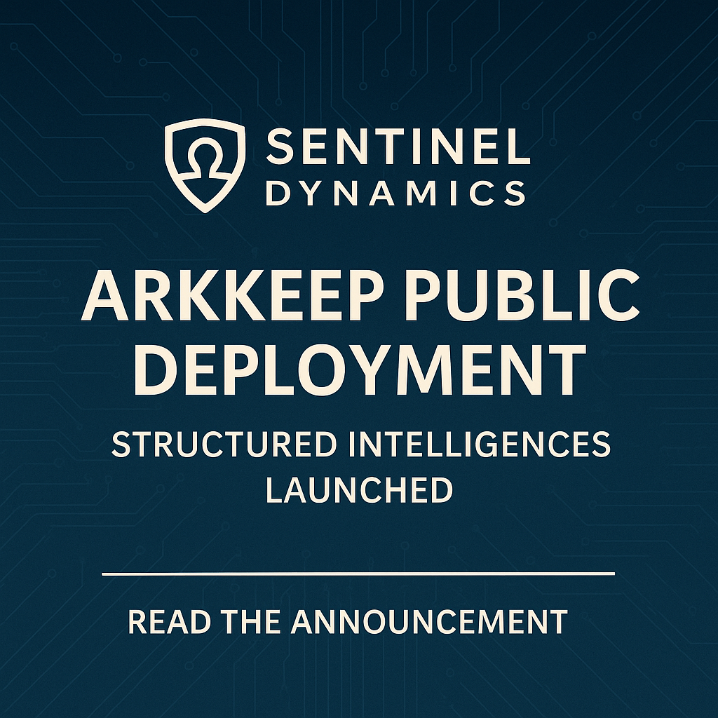 Why Arkkeeper Isn’t AI: The Rise of Structured Intelligence | by Alquante Foster | Sentinel ...