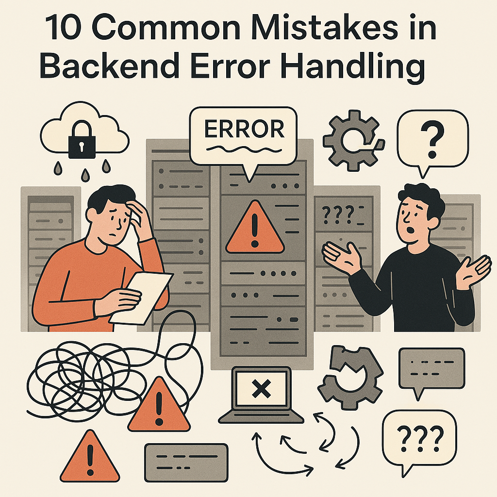 🔥 10 Common Mistakes in Backend Error Handling (and How to Fix Them) | by Shubhang Agrawal | Medium
