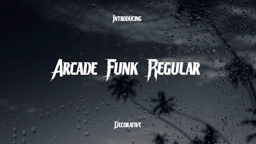 Arcade Funk Regular : Font Free Download - Fontfreedownloads - Medium