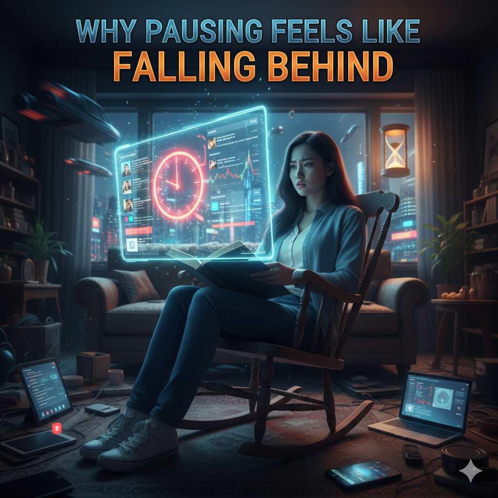 Why Pausing Feels Like Falling Behind | by Faizan Danish | Nov, 2025 ...