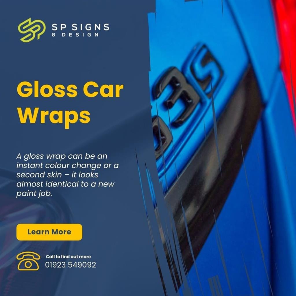 Gloss Car Wraps - SP Signs And Design - Medium