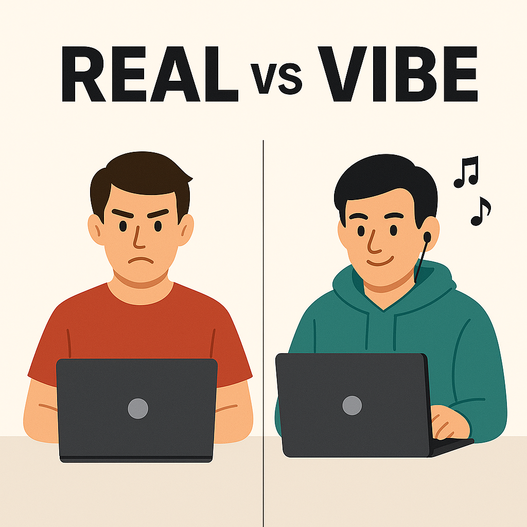 🧠 Real Coding vs 🎧 Vibe Coding: Are You Building Products or Just ...
