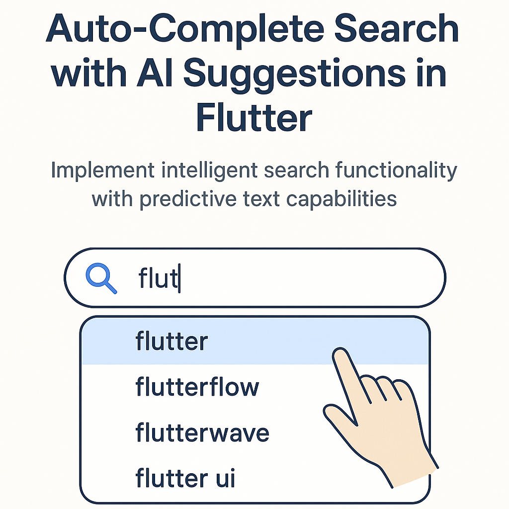 Auto-Complete Search with AI Suggestions in Flutter | by Seungchul Jeff Ha | Medium
