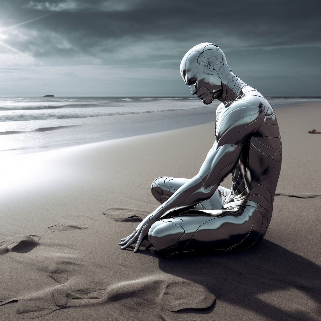 The Silver Surfer went to the beach and discovered he doesn’t actually ...