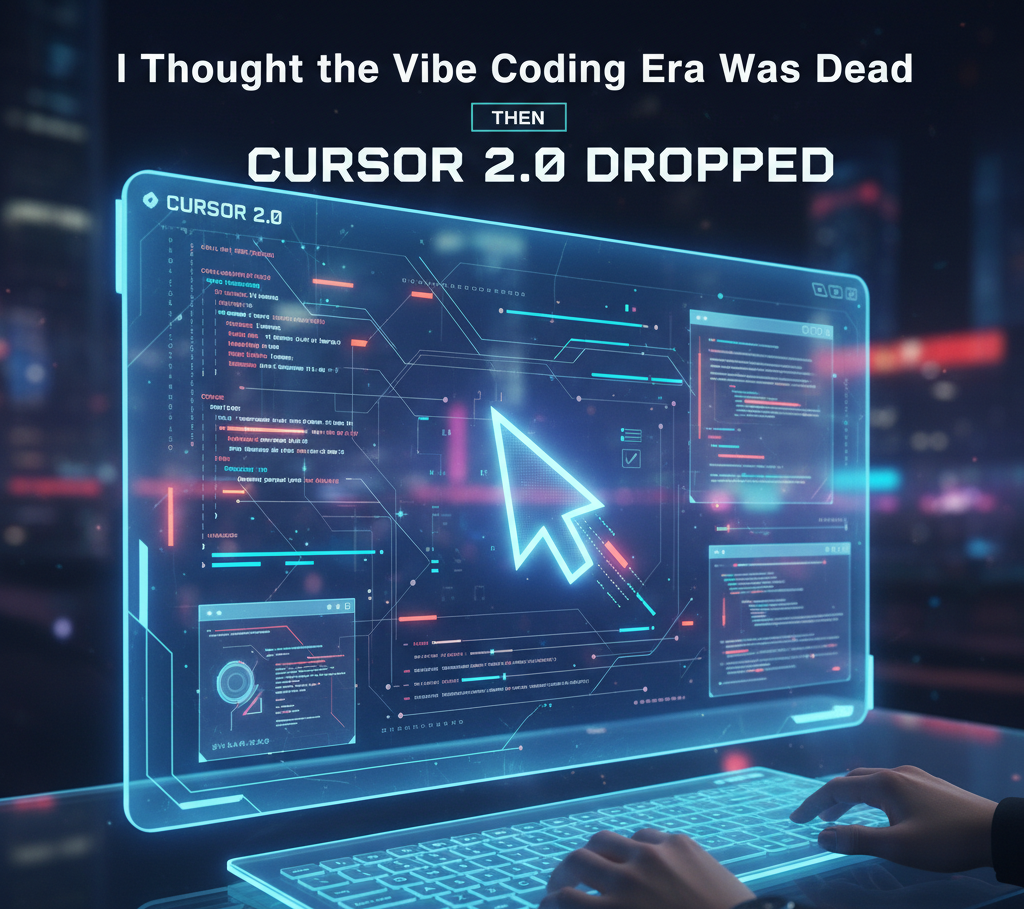 I Thought the Vibe Coding Era Was Dead, and Then Cursor 2.0 Dropped | by Shrawan | Stackademic
