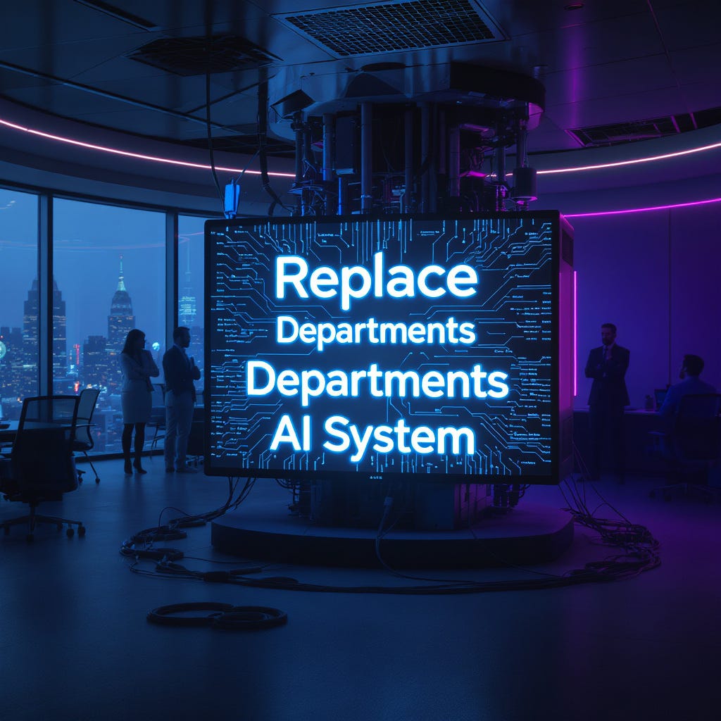 What Happens When You Replace 3 Departments with One AI System? | by ...