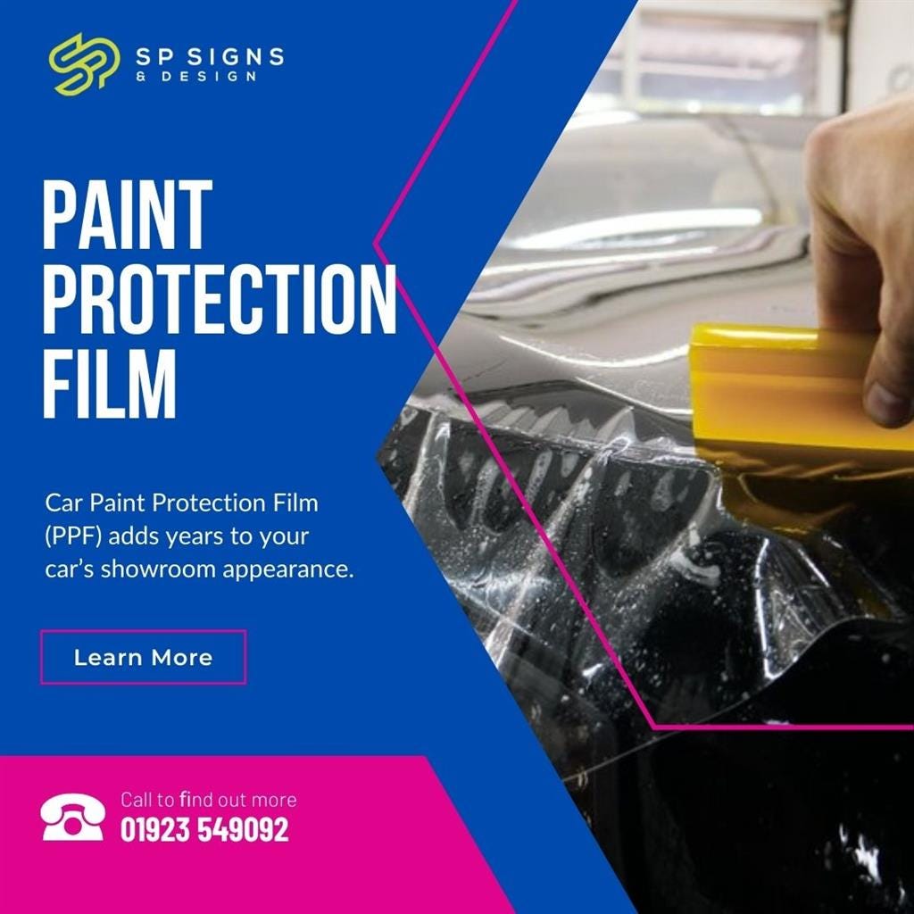 Car Paint Protection Film (PPF) in London - SP Signs And Design - Medium