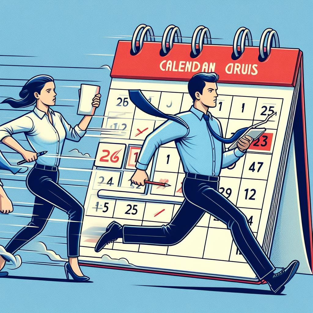 Calendar Crunch: Rethinking Back-to-Back Meeting Marathons | by Joe ...
