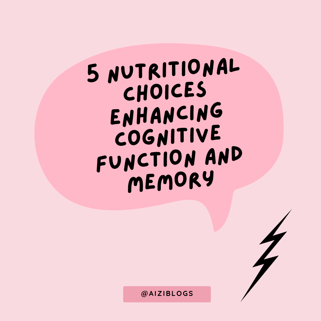 5 Nutritional Choices Enhancing Cognitive Function and Memory | by ... 5 Nutritional Choices Enhancing Cognitive Function and Memory | by ...