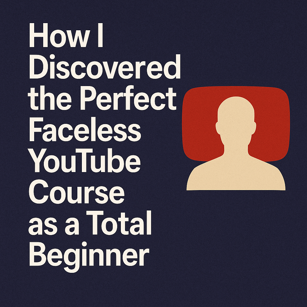 How I Discovered the Perfect Faceless YouTube Course as a Total ...