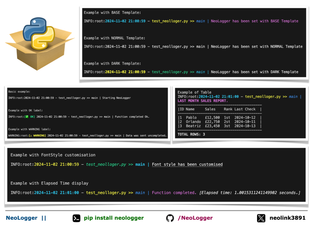 NeoLogger: A Developer’s Solution to Effortless, Beautiful Logging for Python Apps | by NeoLink ...