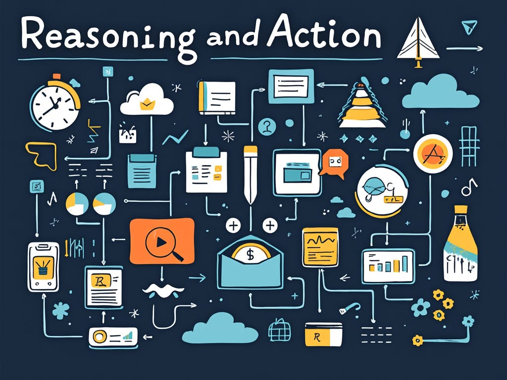 ReAct Design Pattern: Empowering AI with Reasoning and Action in Agentic Workflows | by Azmat ...