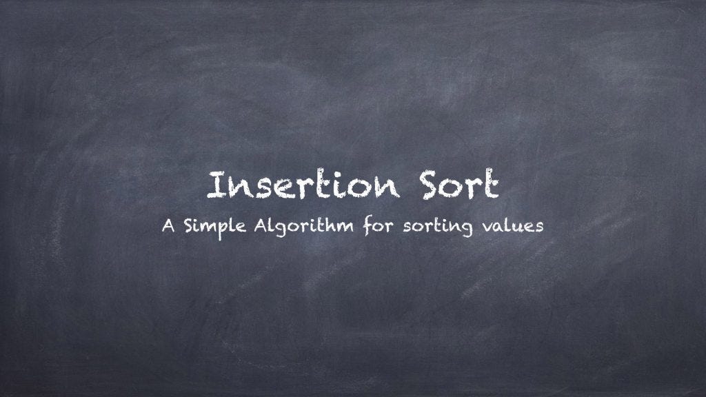 Insertion Sort Program In Swift Author Gonna Explain You The Insertions By Yasir Dev Genius