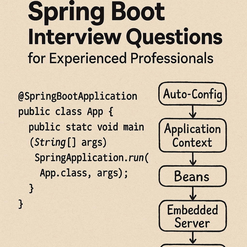 30 Advanced Spring Boot Interview Questions for Experienced Professionals | by AlgoWing | Medium