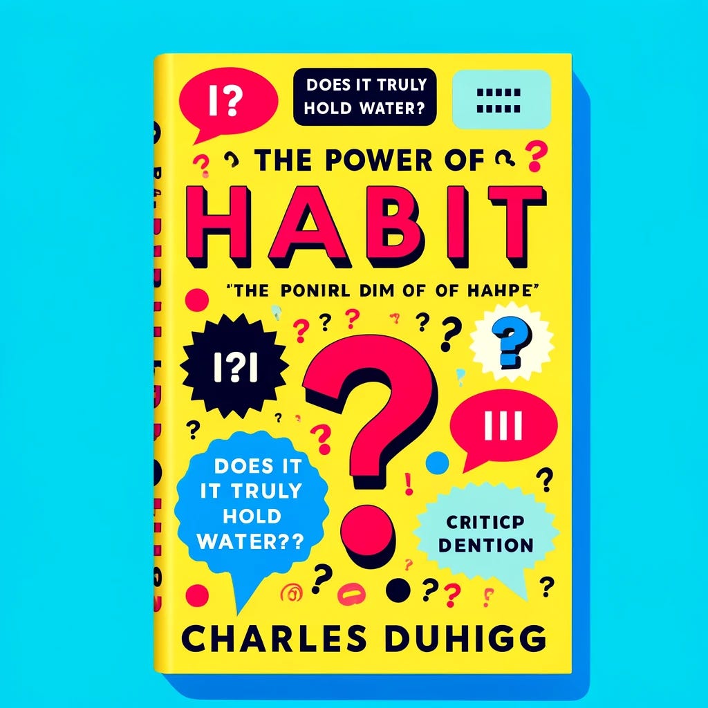 “The Power of Habit”, aka the Habit Hoax: A Psychological Book Review ...