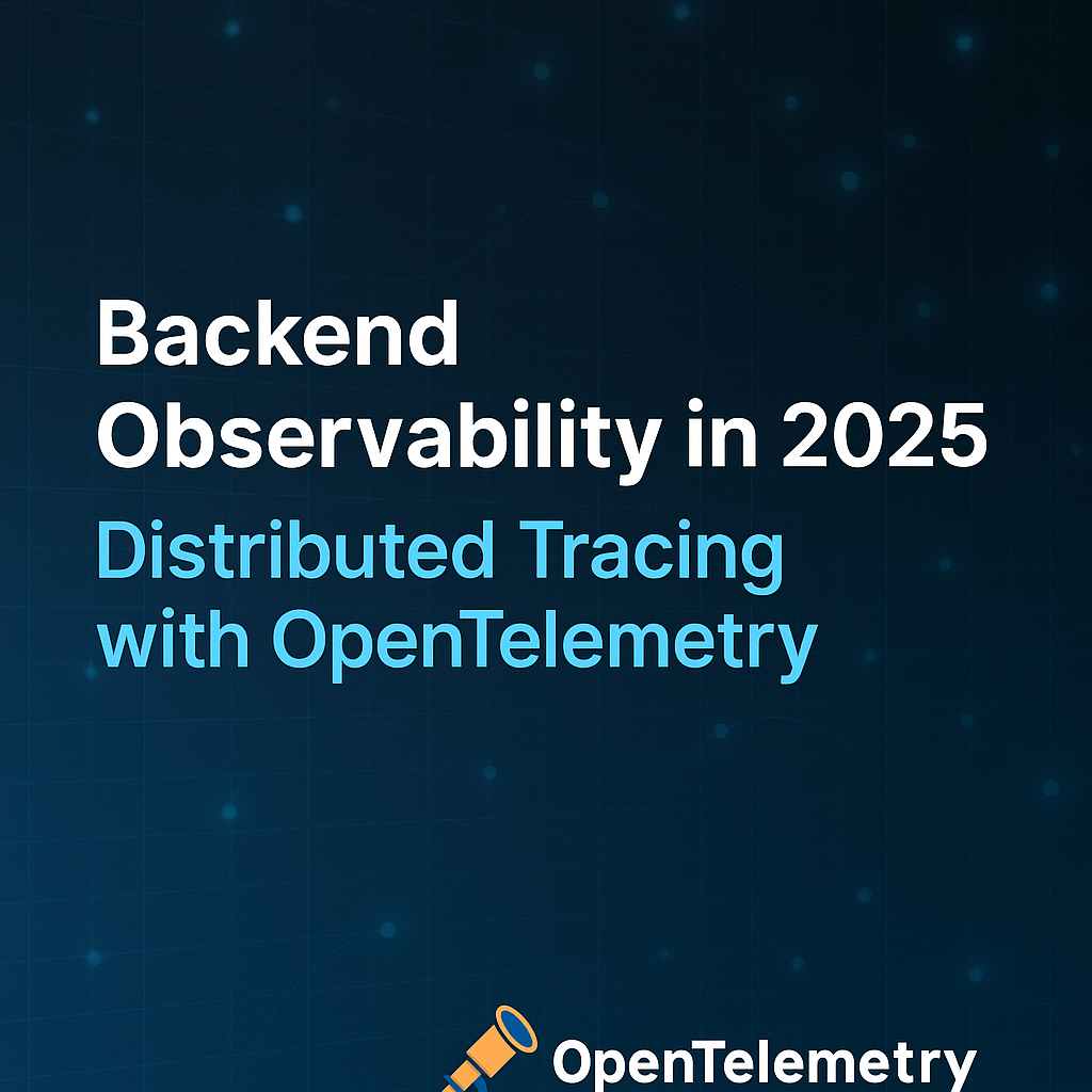 📡 Backend Observability in 2025: Distributed Tracing with OpenTelemetry ...