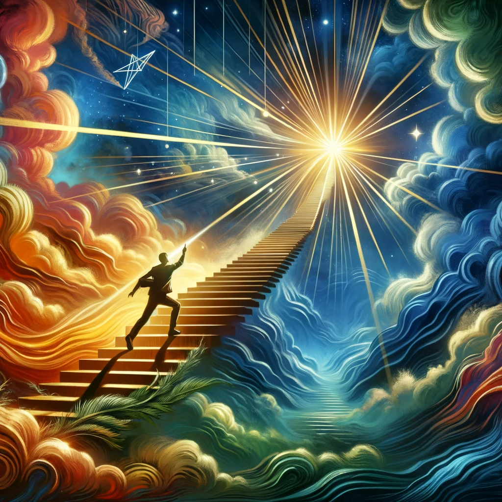 The Ascent of Ambition. In the realm of dreams, where… | by Daily Doses ...