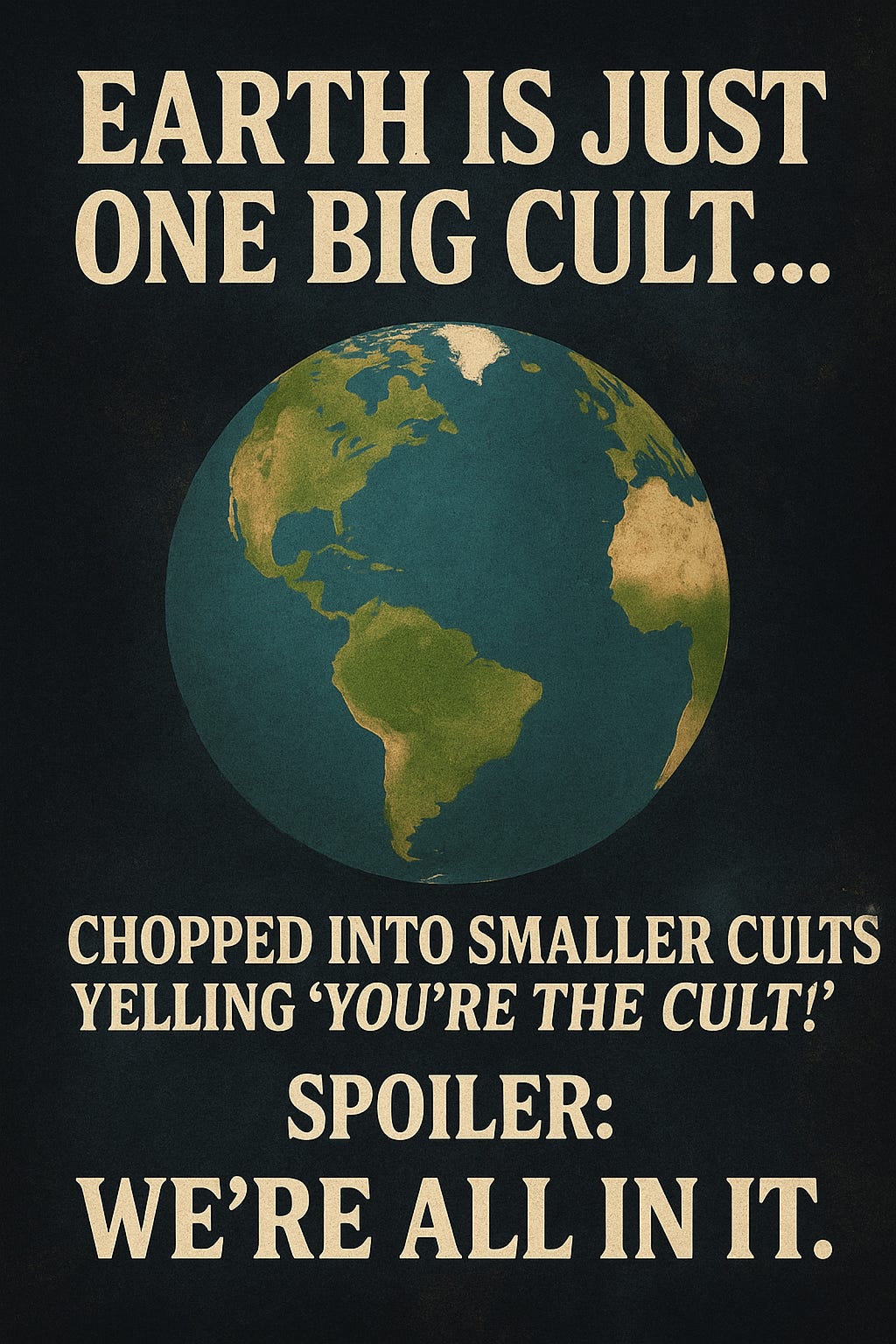 Earth Is One Big Cult!. By: Mahesh Chookolingo | by Mahesh Chookolingo ...