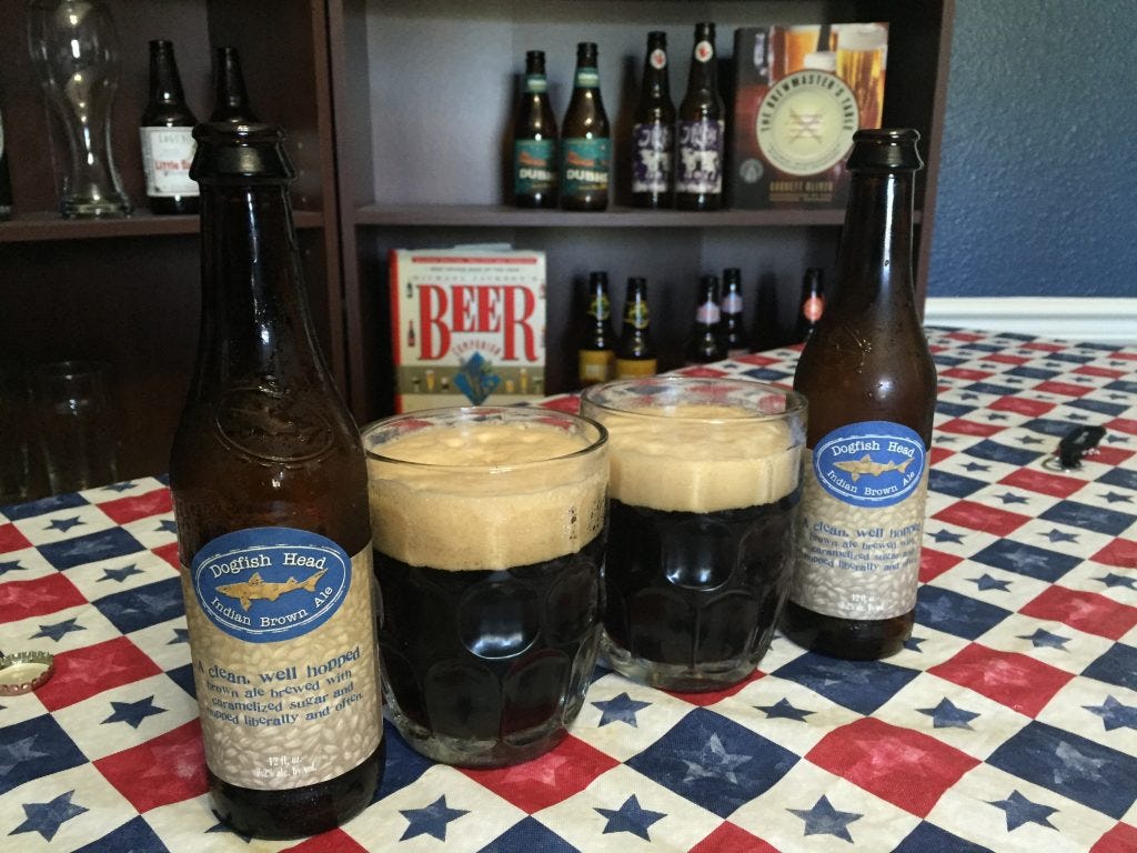 Dogfish Head Indian Brown Ale. Dogfish Head… I know what you are… | by ...