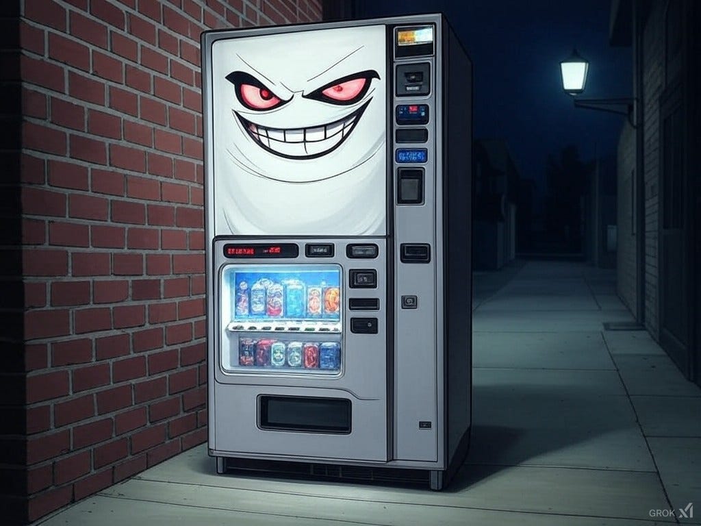 Vending Machines and Shark Attacks | by Larry Shampoe | Feb, 2025 | Medium