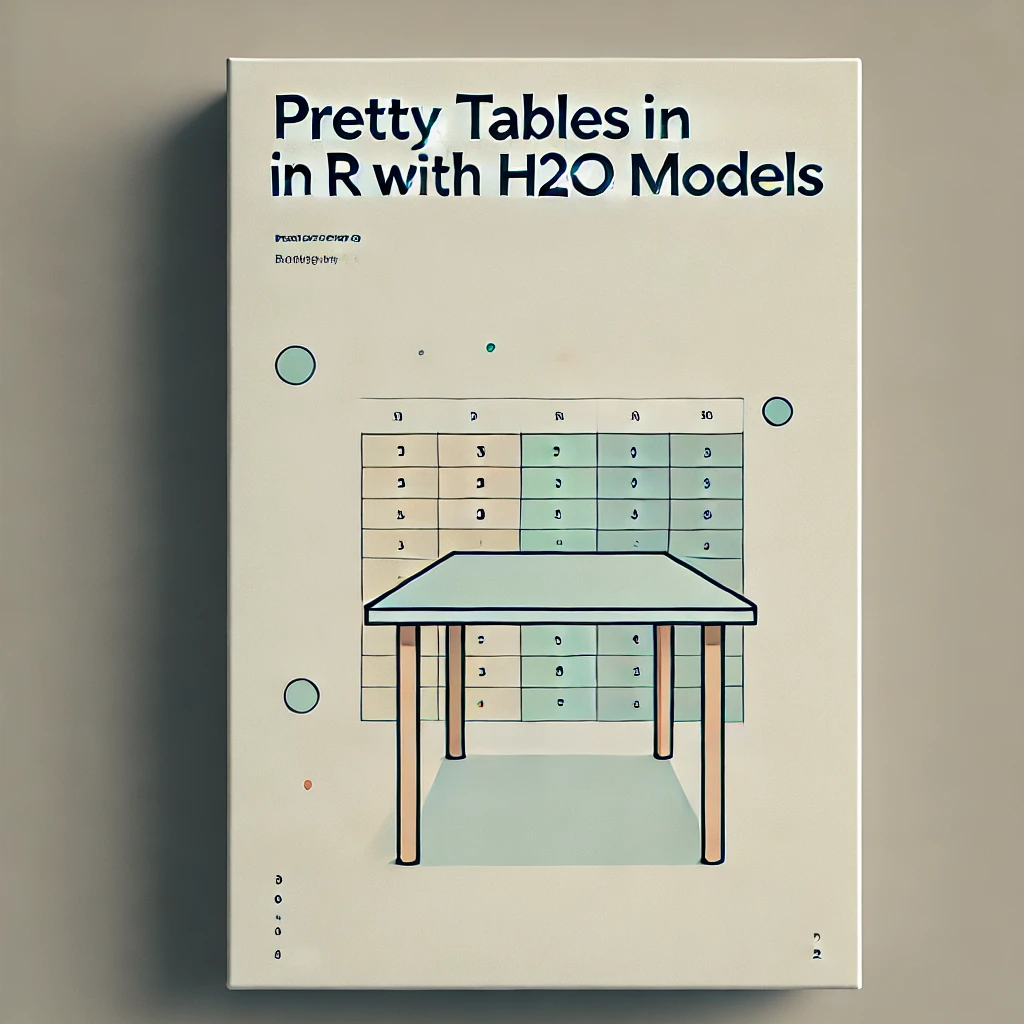 Print “Pretty” Tables for H2O Models in R | by Abhijat Sarari | AI Innovator From PrismAI | Oct ...