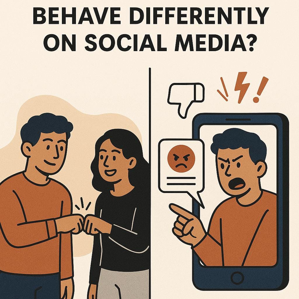 Why do people behave differently on social media? | by Dr. Muhammad ...