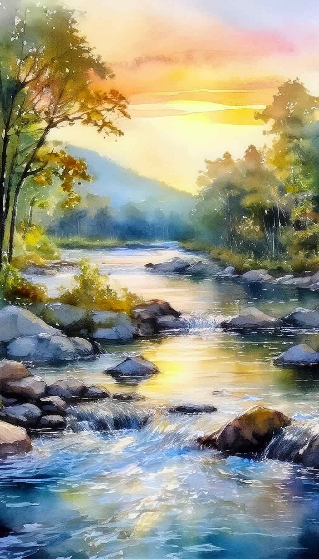 Where the River Knows: A Poem of Love and Stillness | by Printique ...