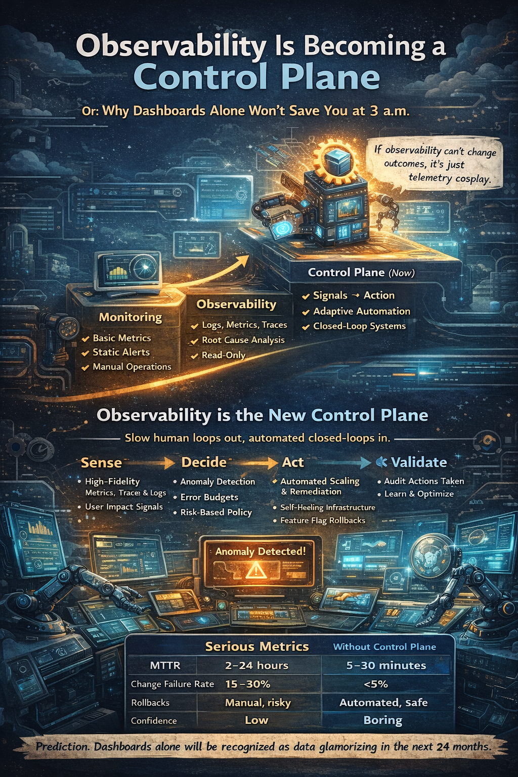 Observability Is Becoming a Control Plane | by Uchit | Jan, 2026 | Medium