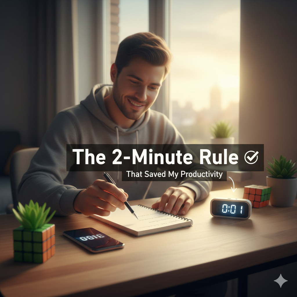 The 2-Minute Rule That Saved My Productivity - ElevateMind - Medium