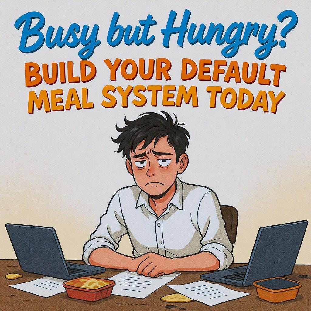 Busy but Hungry? Build Your Default Meal System Today | by Eriki Filipe ...