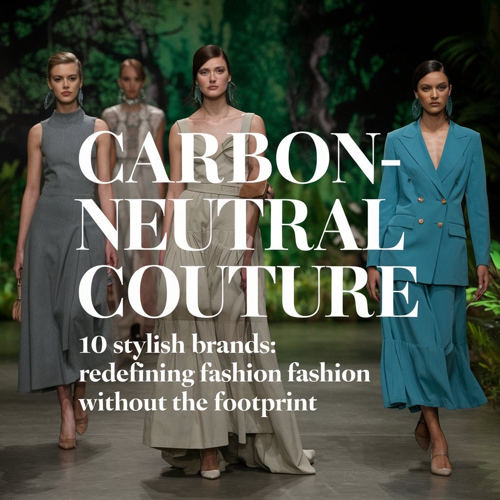 🌍👗 “Carbon-Neutral Couture: 10 Stylish Brands Redefining Fashion ...