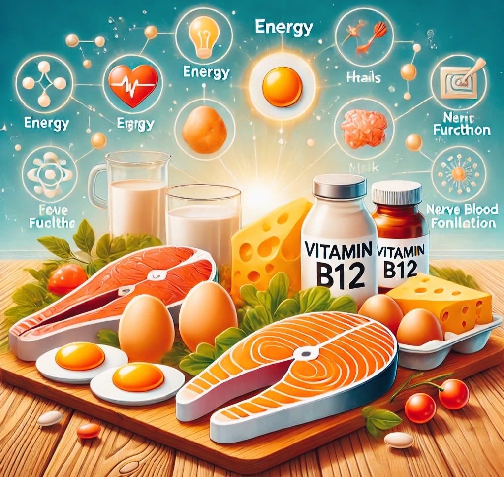 Vitamin B12:. Vitamin B12 benefits/the functions of… | by Khan Sana Ji ...