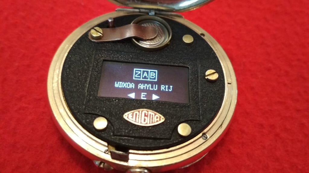 Enigma Encryption Device Inside of a Pocket Watch | by Jeremy S. Cook ...