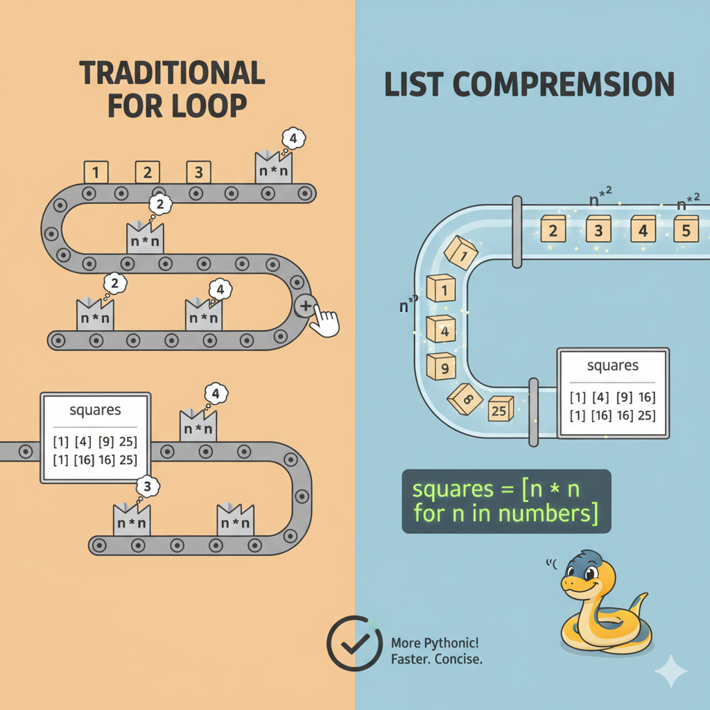 List Comprehension vs Traditional Loops in Python: What’s the Real ...
