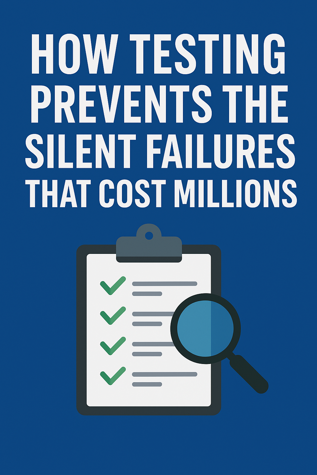 How Testing Prevents the Silent Failures That Cost Millions | by Coding ...