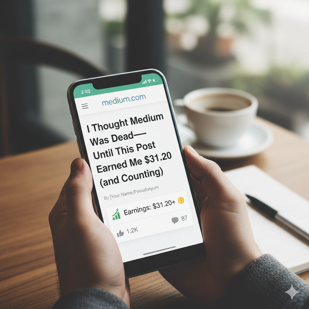 I Thought Medium Was Dead — Until This Post Earned Me $31.20 (and ...