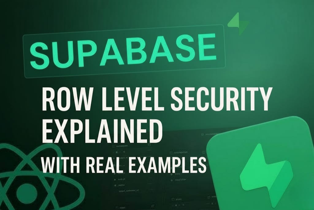 Supabase Row Level Security Explained With Real Examples | by debug_senpai | Medium